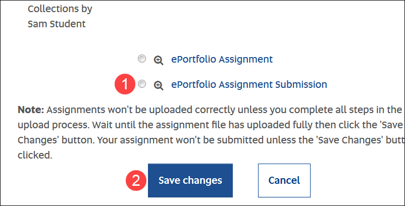 Topic: Submit ePortfolio Assignment | learnOnline Help | UniSA Online